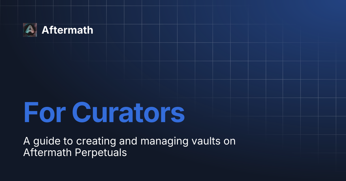 For Curators | Aftermath