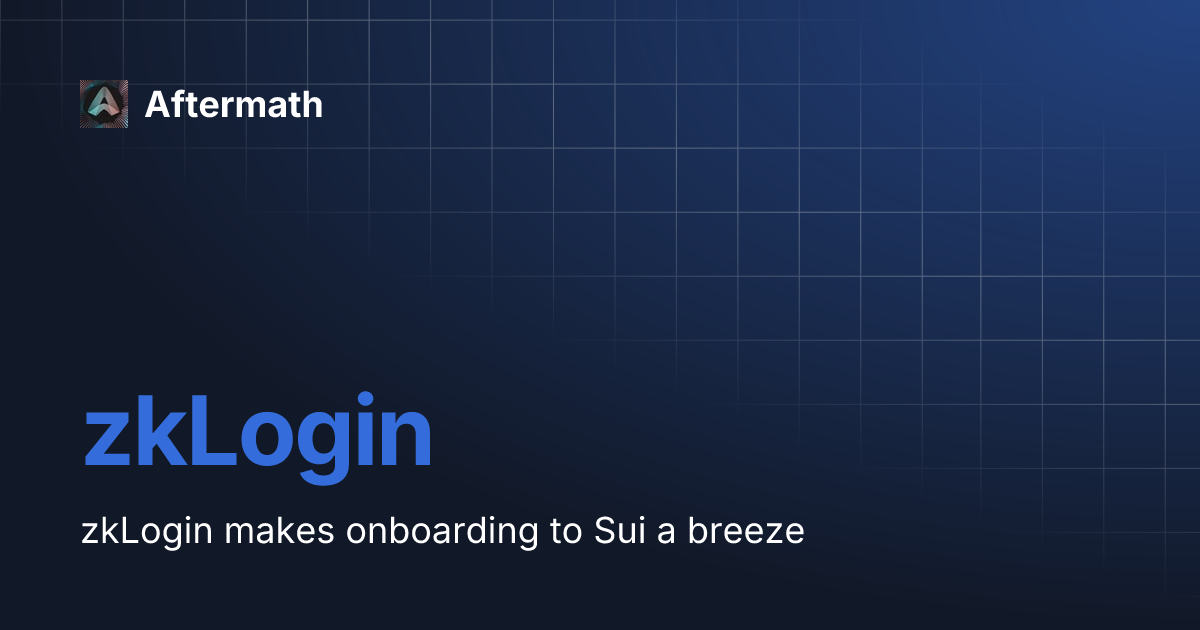 zkLogin | Aftermath